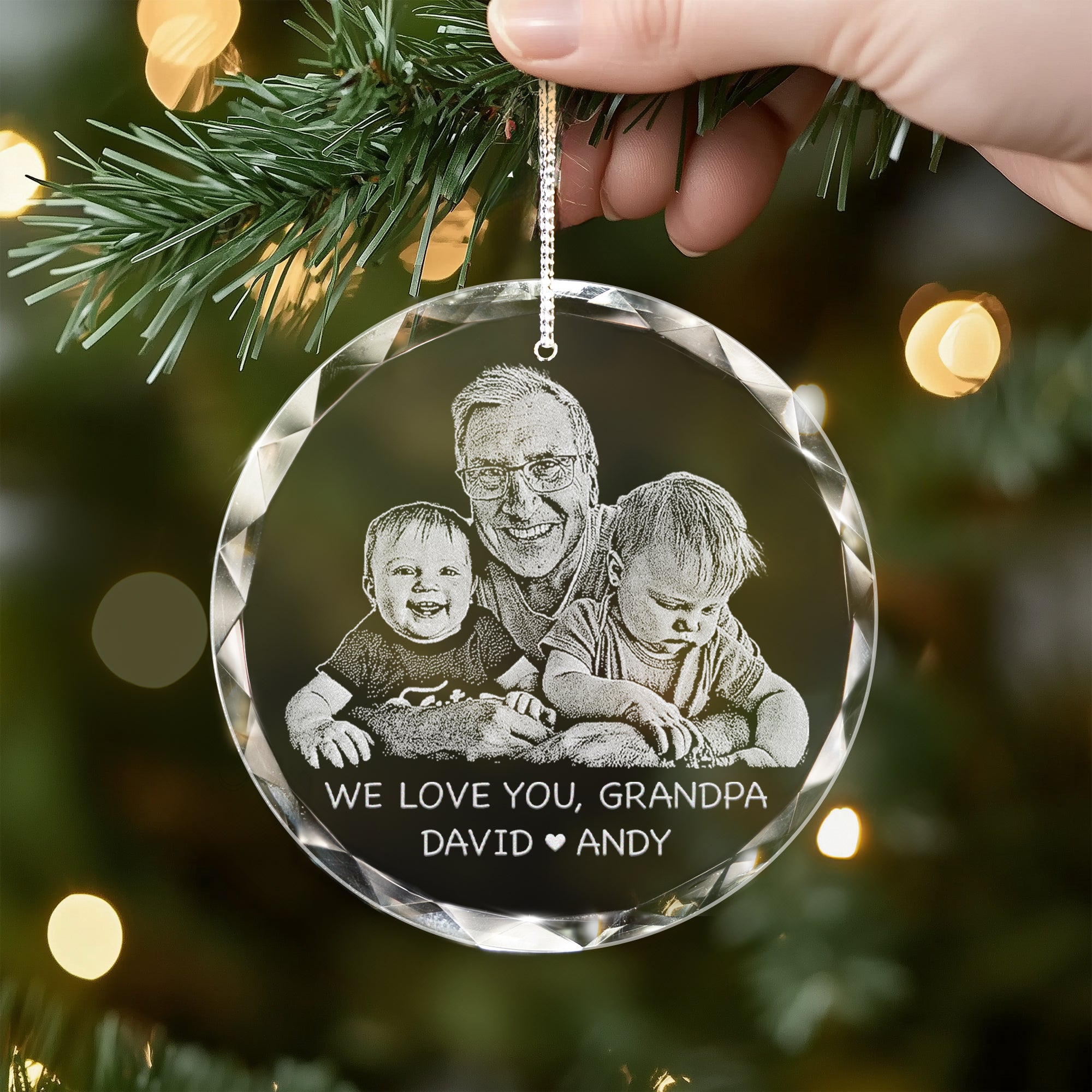 Personalised glass ornament store